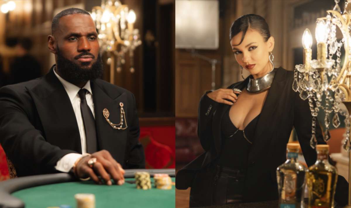 Lebron James Stars Opposite Victoria Justice in New Lobos 1707 Advert ...